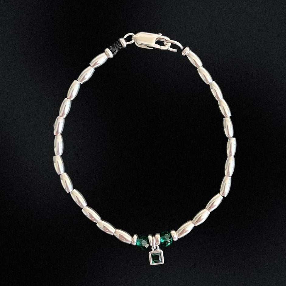 Sterling Silver Bracelets | Beaded & Chain Bracelets – Oskye Jewellery